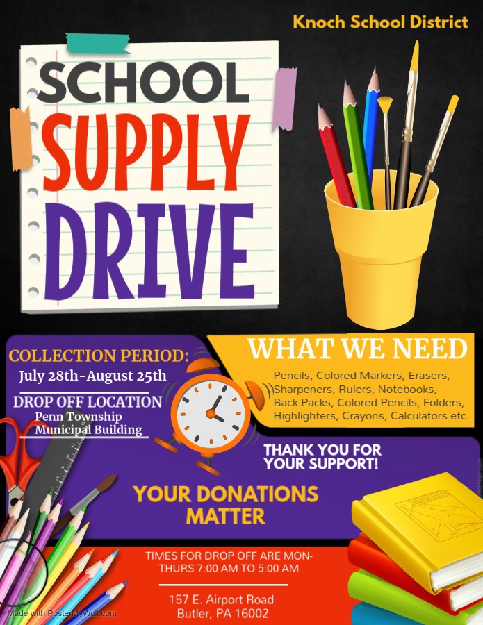 Back to School Supply – Penn Township